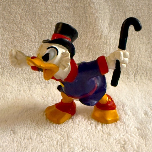 Disney | Toys | Yelling Scrooge Mcduck Figure Vintage 988 Walt Disney ...